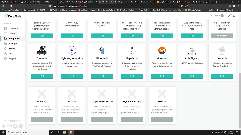 "Packages still propagating" - Product and Content - DAppNode
