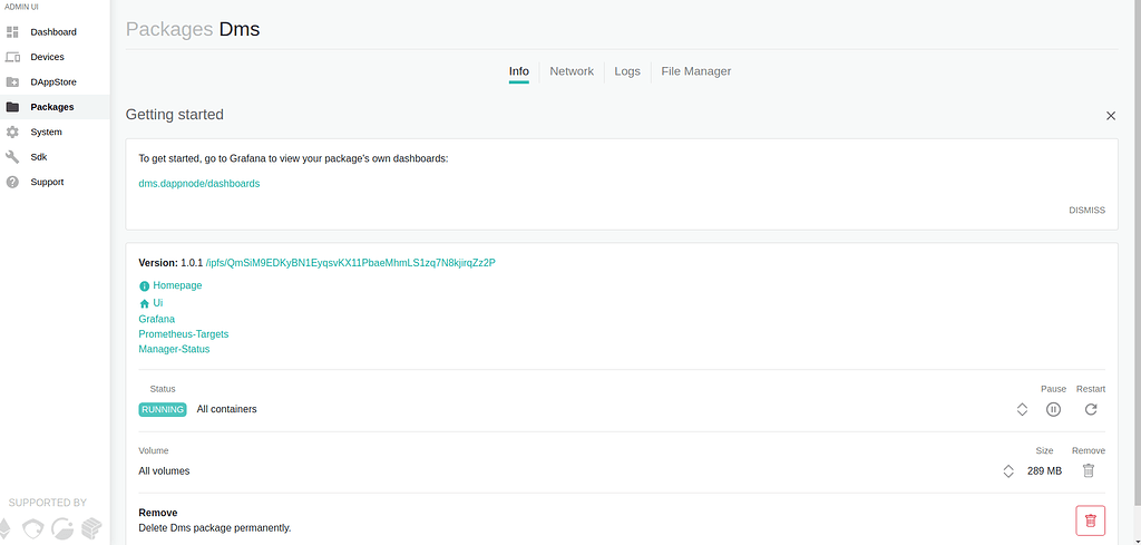 How to integrate Grafana/prometheus in your DAppNode Package - Dev-Support - DAppNode