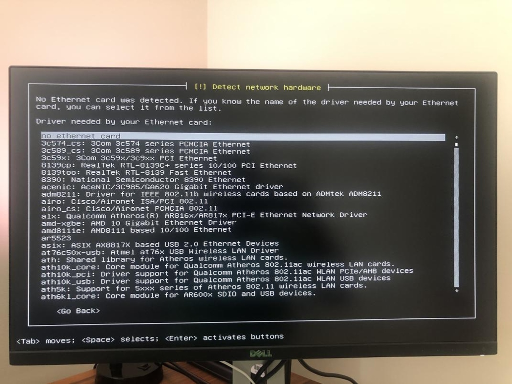 "No Ethernet Card Detected" at Install on NUC10i7FNH - [Discontinued ...